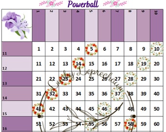 Powerball Card - Etsy