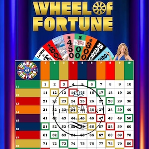 Printable Wheel of Fortune Puzzles - Etsy