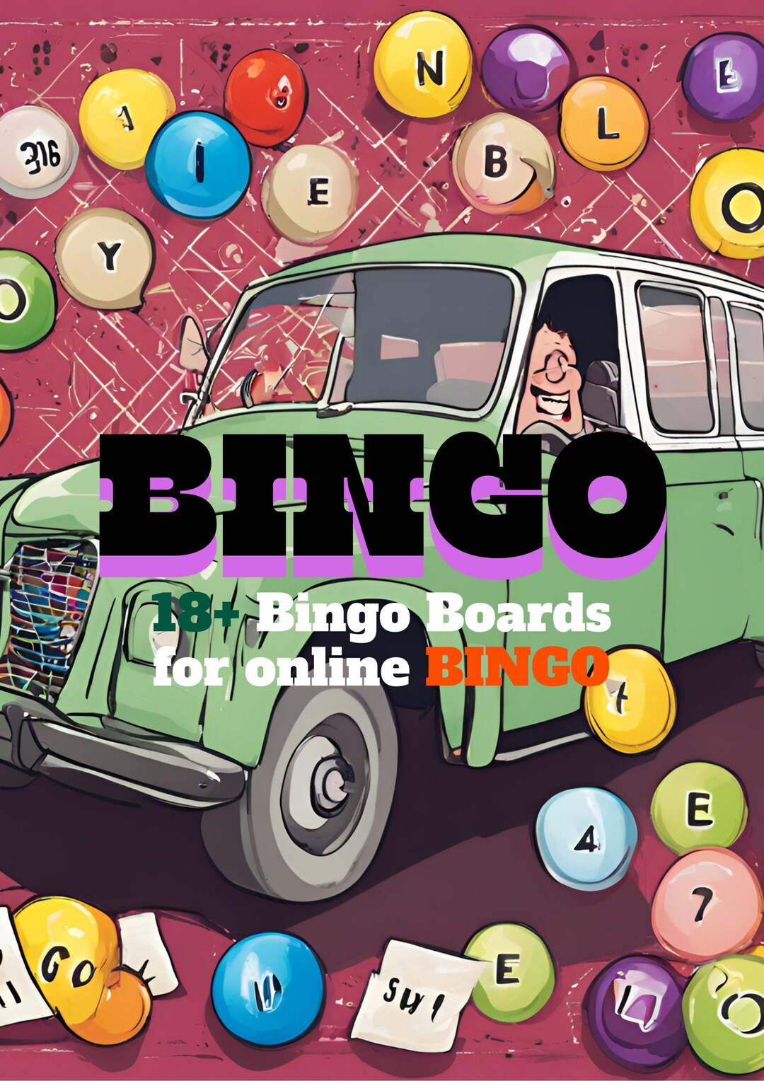 18 Board Bingo Booklet - Etsy