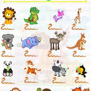 A Day at the Zoo Bingo Boards - Etsy