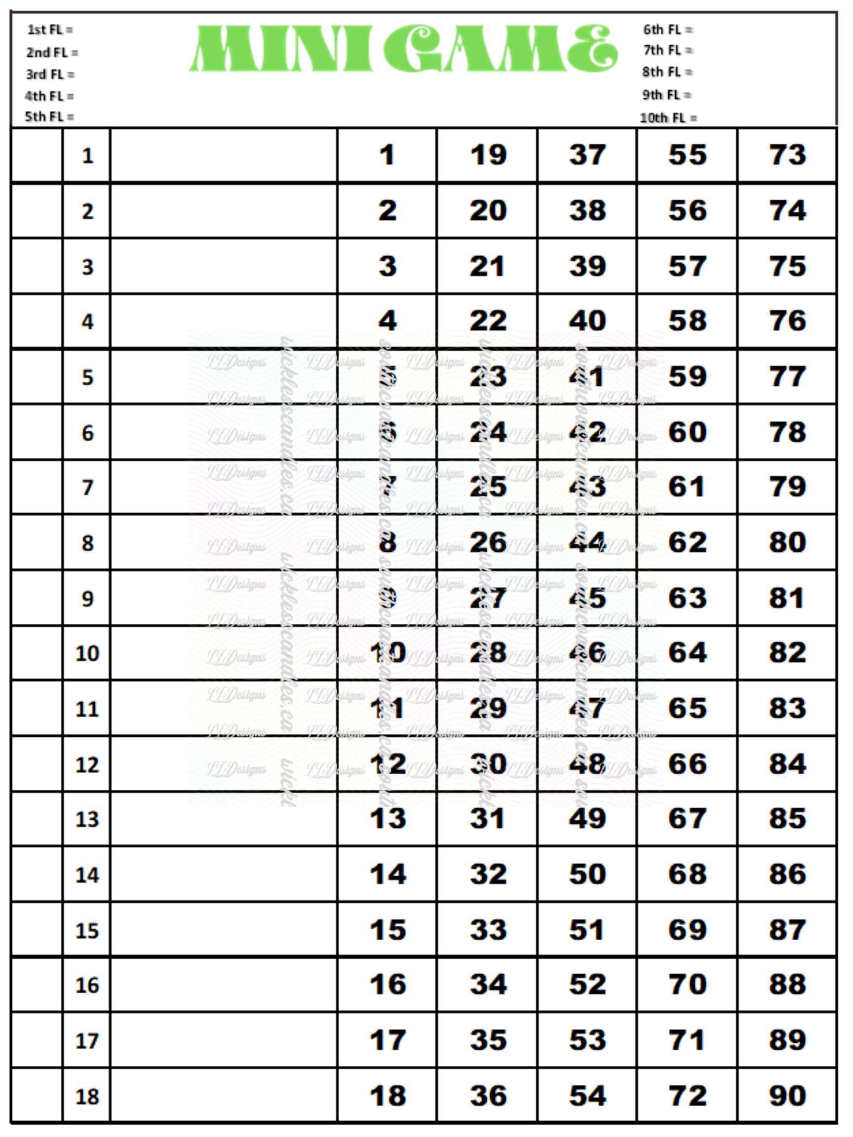 Mega Mini Bingo - Etsy