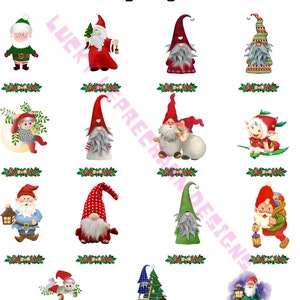 A Gnomes Christmas Bingo - Etsy