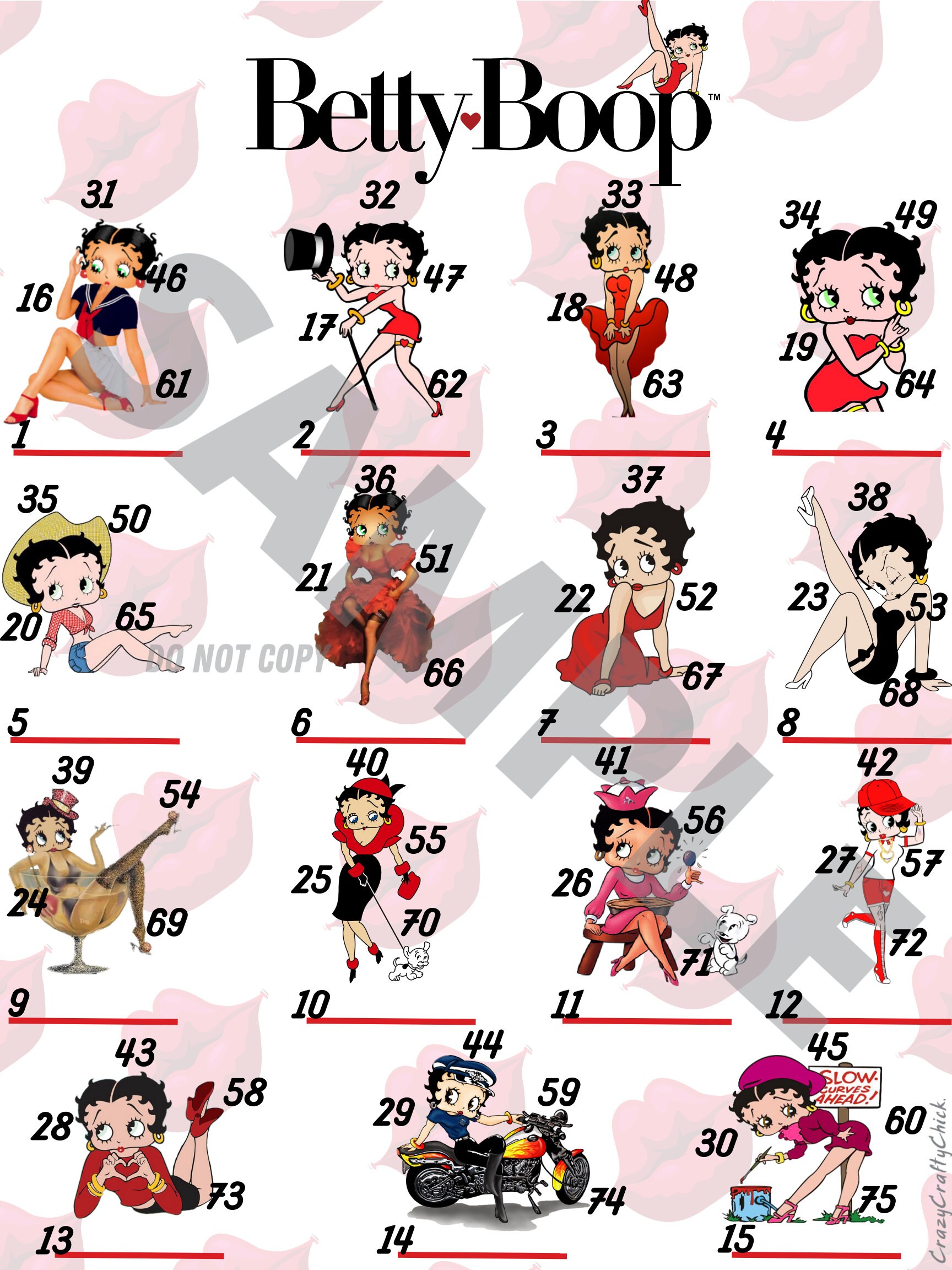 5 Bingo Boards for 5 Bucks - Etsy