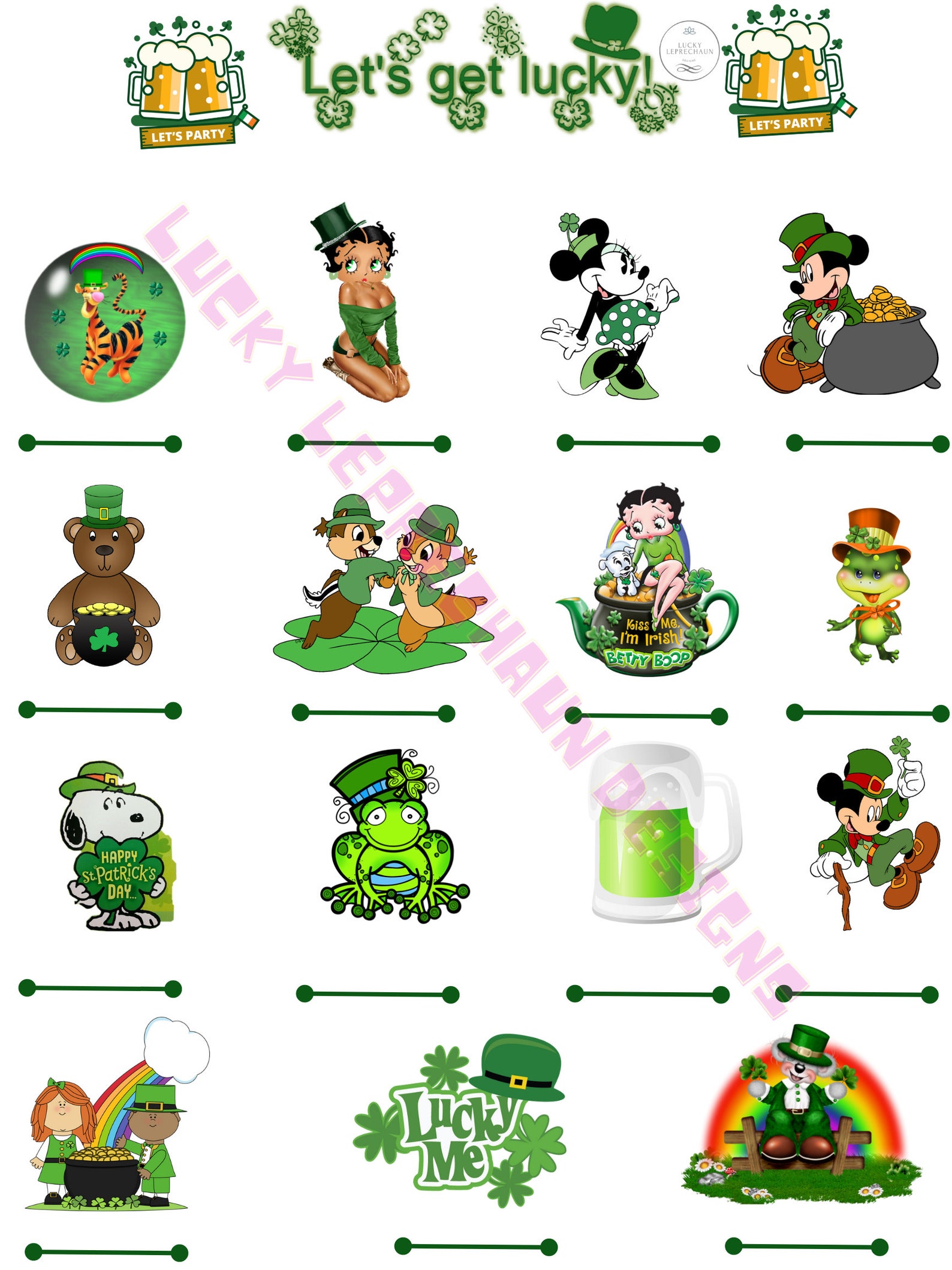 Let's Get Lucky - Etsy