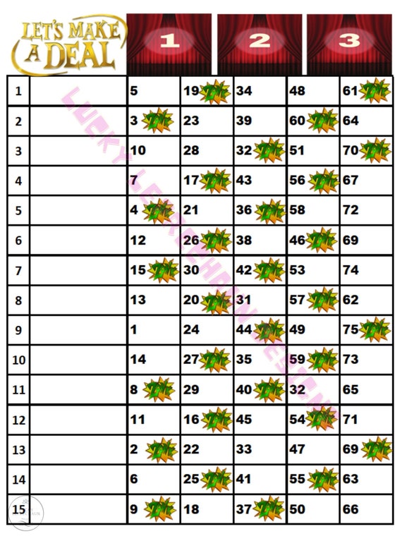 Let's Make A Deal - Etsy