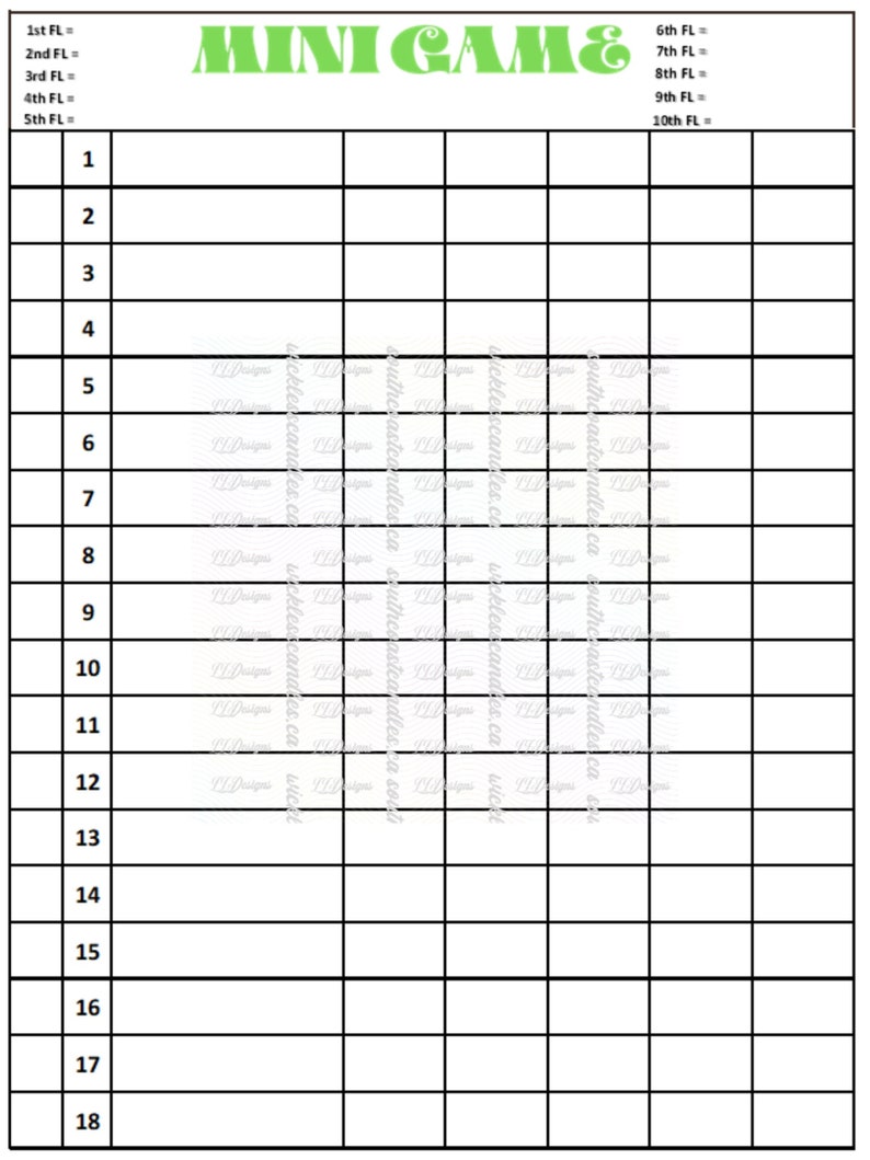 Mega Mini Bingo - Etsy