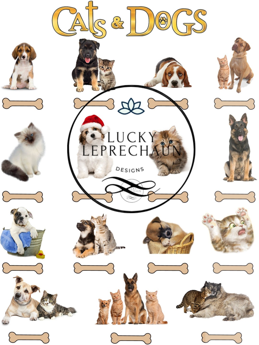 Dogs & Cats Bingo - Etsy