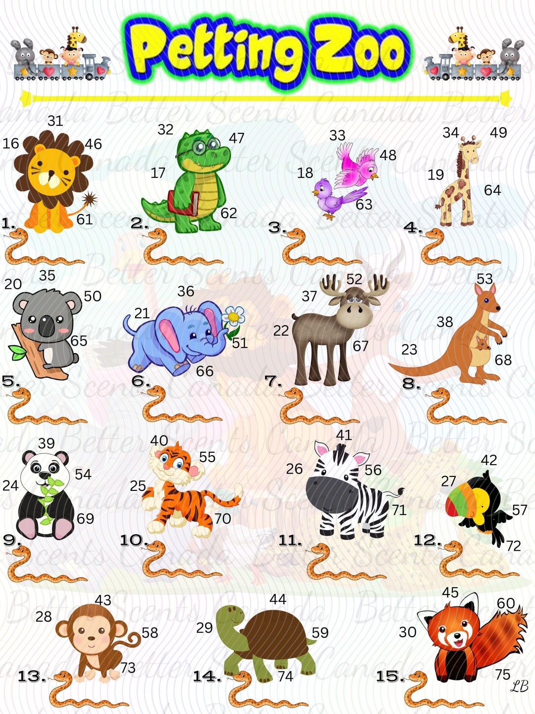 A Day at the Zoo Bingo Boards - Etsy