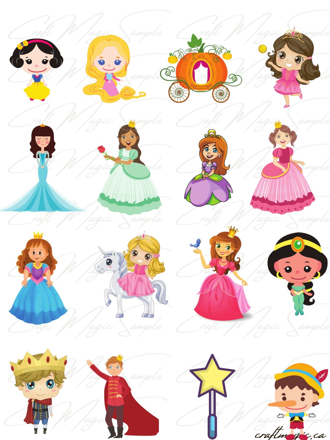 Fairytale Clipart - Etsy