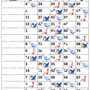 Early Bird Catches the Worm Bingo - Etsy
