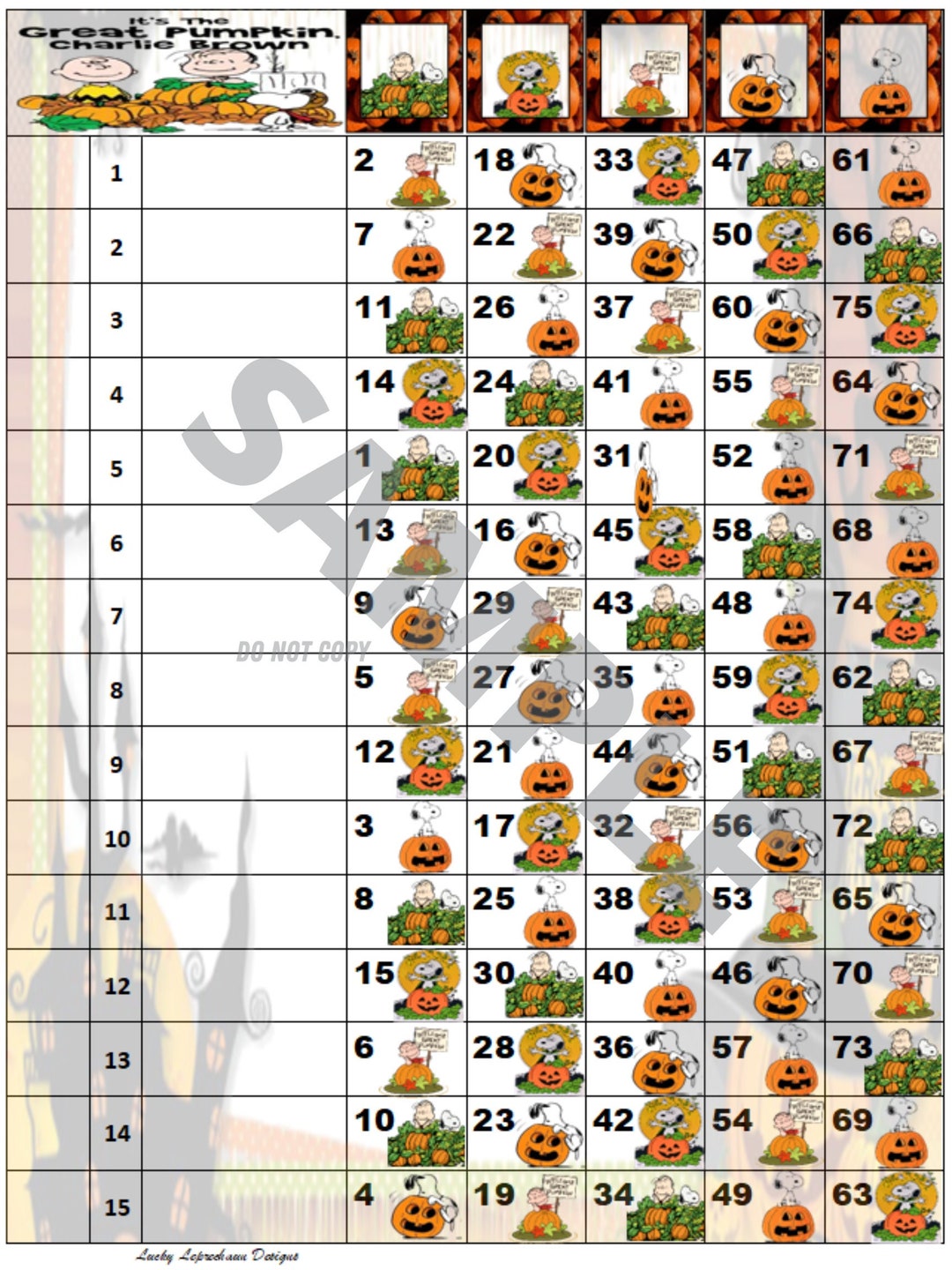 Happy Halloween Bingo - Etsy
