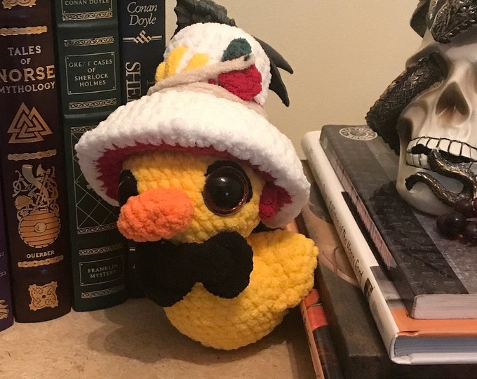 Lucifer's Mischievous Rubber Ducky Plushie Dark Fantasy Collectible Toy ...