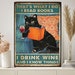 Black Cat Thats What I Do I Read Books and Know Things.black Cat-poster ...