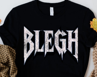 BLEGH Skeleton Hand Shirt Short Sleeve Tee, Metalcore Shirt, Metal ...