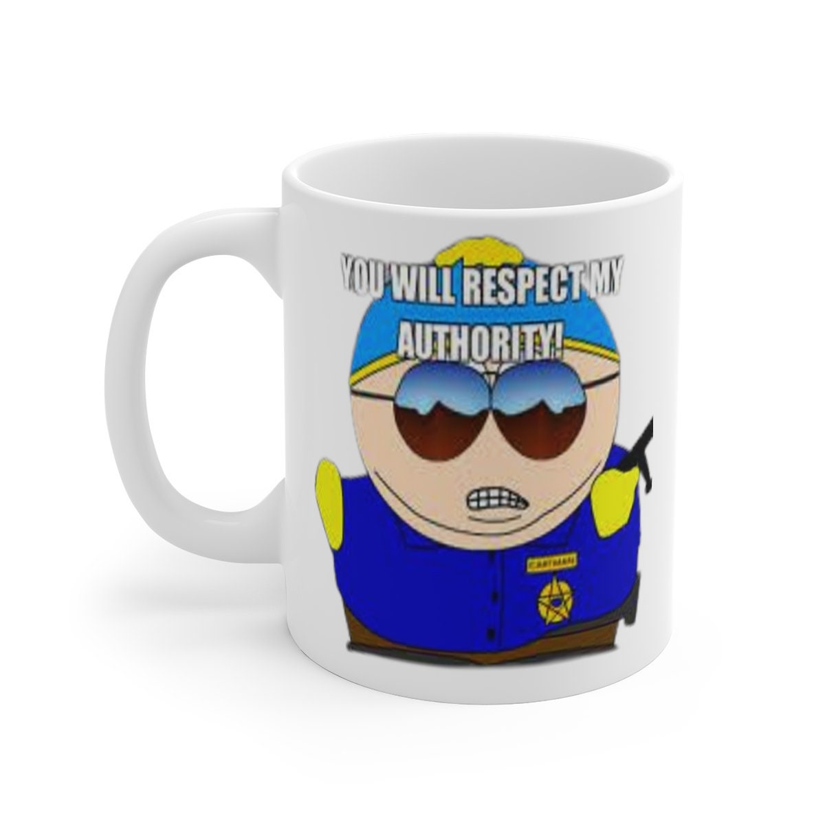 Eric Cartman Cop Respect My Authoriathhandmade Southpark - Etsy