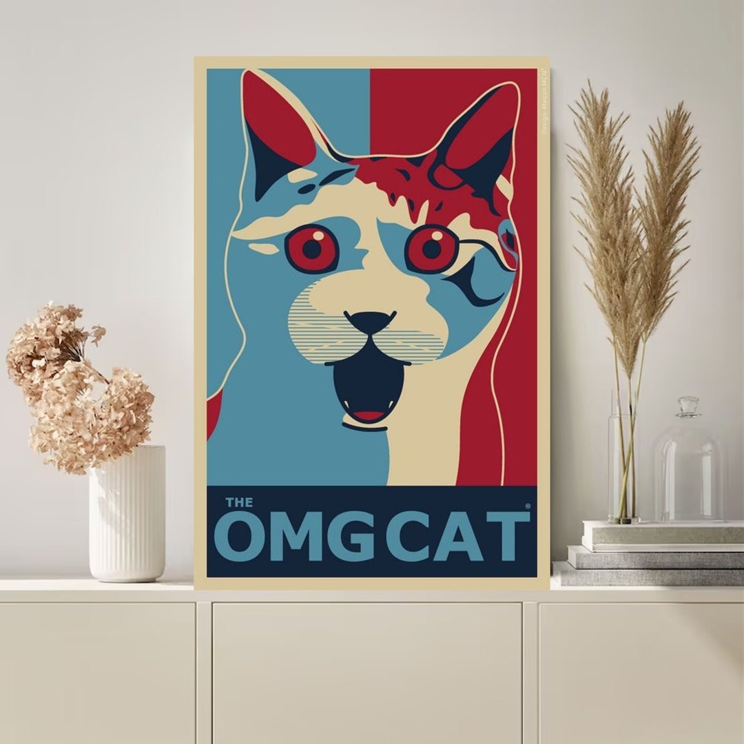 Cheeky Cat Print | Tabby Cat Illustration, Tabby Cat Wall Art ,perfect ...