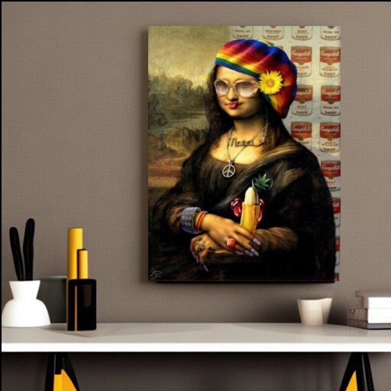 Mona Lisa Print, Svg,png Printable Original Oil Painting Portrait ...