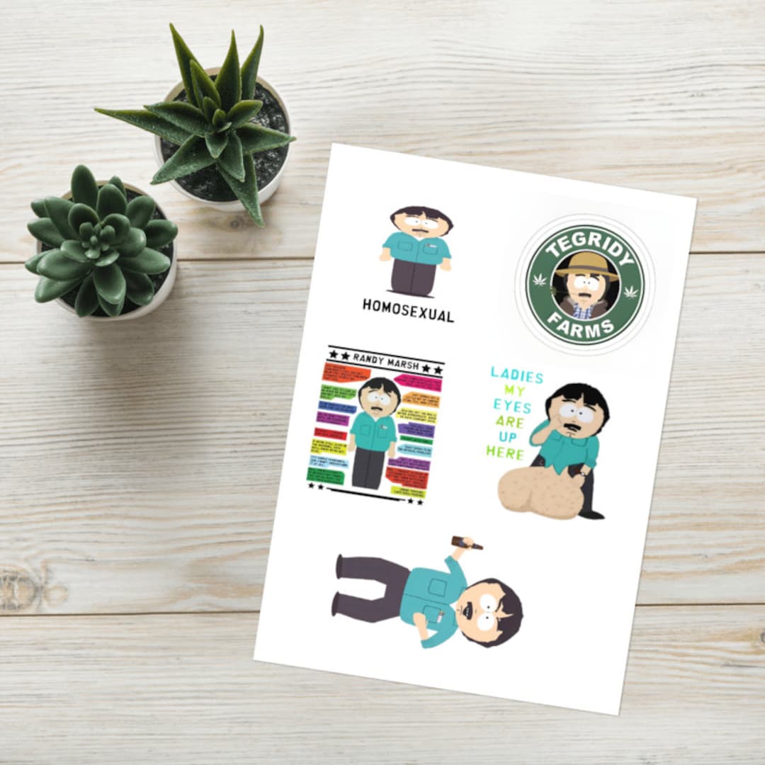 Southpark Sticker Pack ,randy Marsh Stickers, Southpark Stickers ...