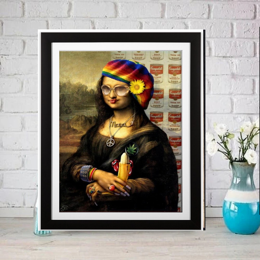 Mona Lisa Print, Svg,png Printable Original Oil Painting Portrait ...