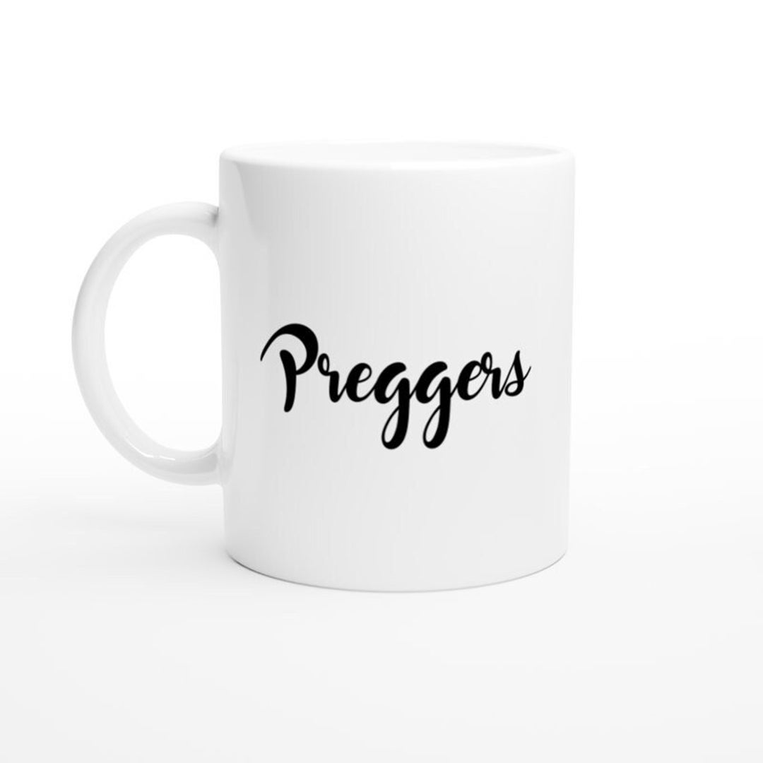 Pregnancy Gift Funny Preggs Mug Baby Announcement Maternity Baby Shower ...