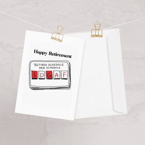 Happy Retirement Card, a Happy Retirement Card, Leaving Card, Friend ...