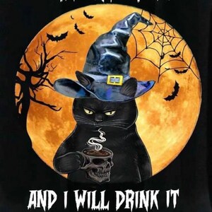 You Work I Watch and Judge Cat-poster , Black Cat Wall Art - Black Cat ...