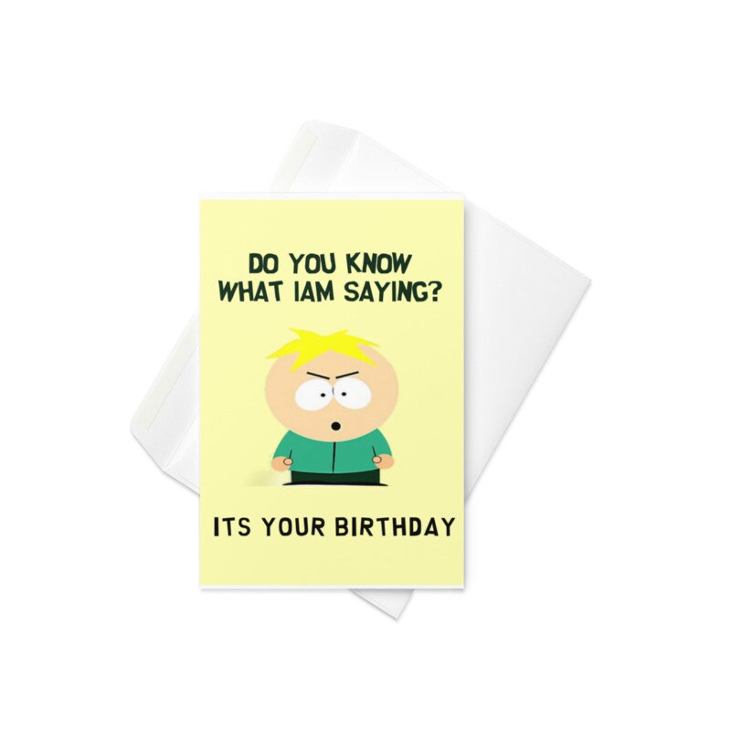 South Park Butters Birthday