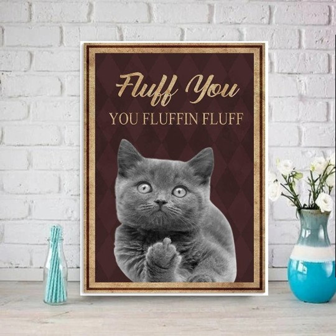 Tabby Cat Poster Tabby Cat Wall Art tabby Cat Print tabby - Etsy