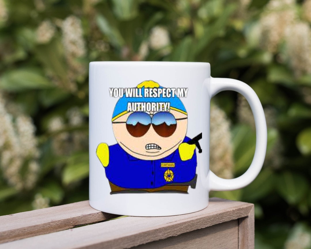 Eric Cartman Cop Respect My Authoriathhandmade Southpark - Etsy