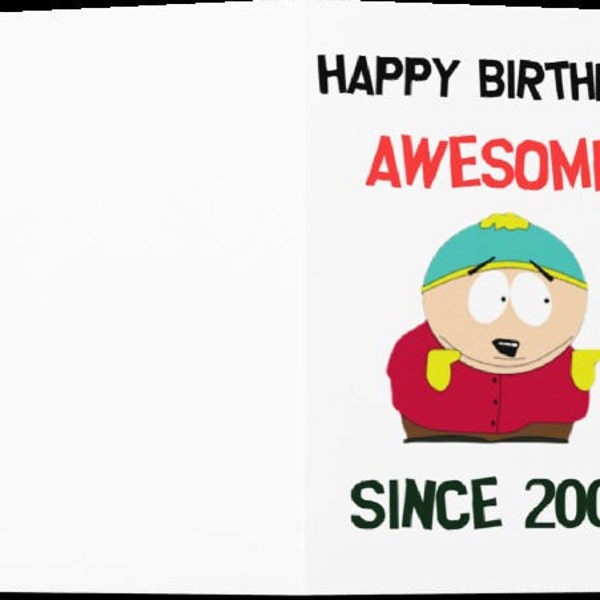 Cartman Greeting Card - Etsy