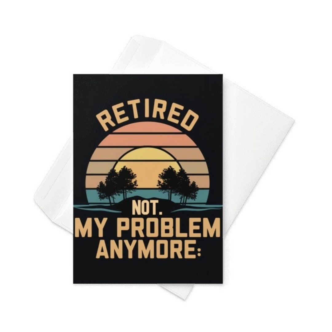 Retirement Card, Retirement Gift Card, Leaving Card, Friend Retiring ...