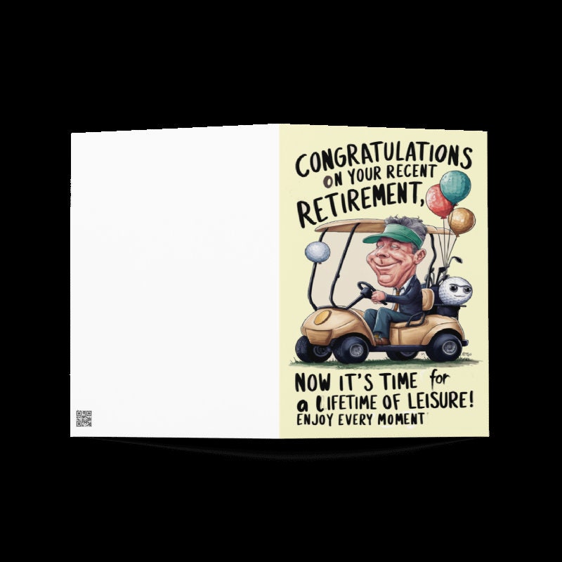Retirement Card, Retirement Gift Card, Leaving Card, Friend Retiring ...