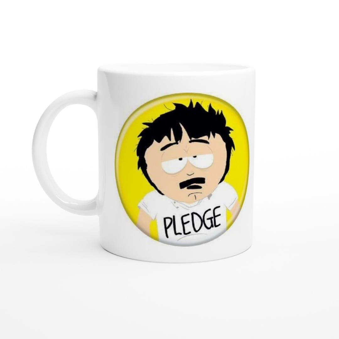 Southpark Randy Marsh Mug , Pledge Friends Mug ,90s Animated Cartoon ...