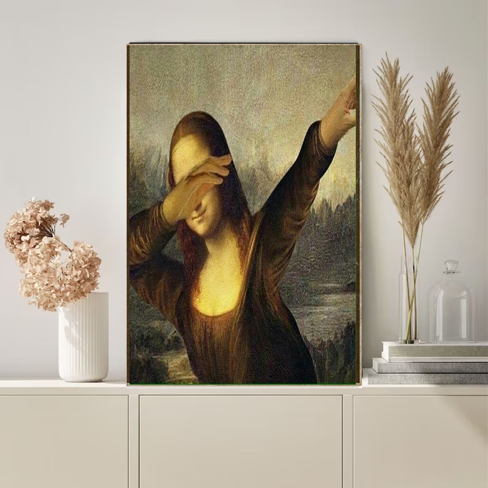Mona Lisa Print Svgpng Printable Original Oil Painting Cat - Etsy