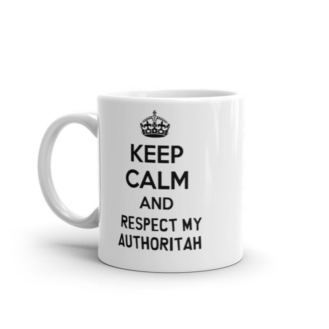 Southpark Keep Calm and Respect My Authorithah Mug ,handmade Southpark ...