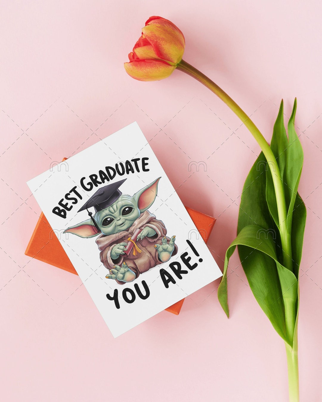Yoda Graduation Card / Yoda Best Graduate / Funny Graduation ...