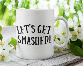 Smashed Coffee Mug | Etsy