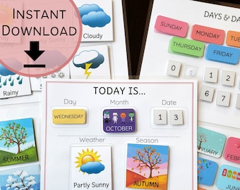 Visual Schedule Kids Daily Routine Chart 80 Cards Chores - Etsy