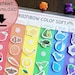 Rainbow Color Sort Printable | Color Match Activity | Preschool Color ...