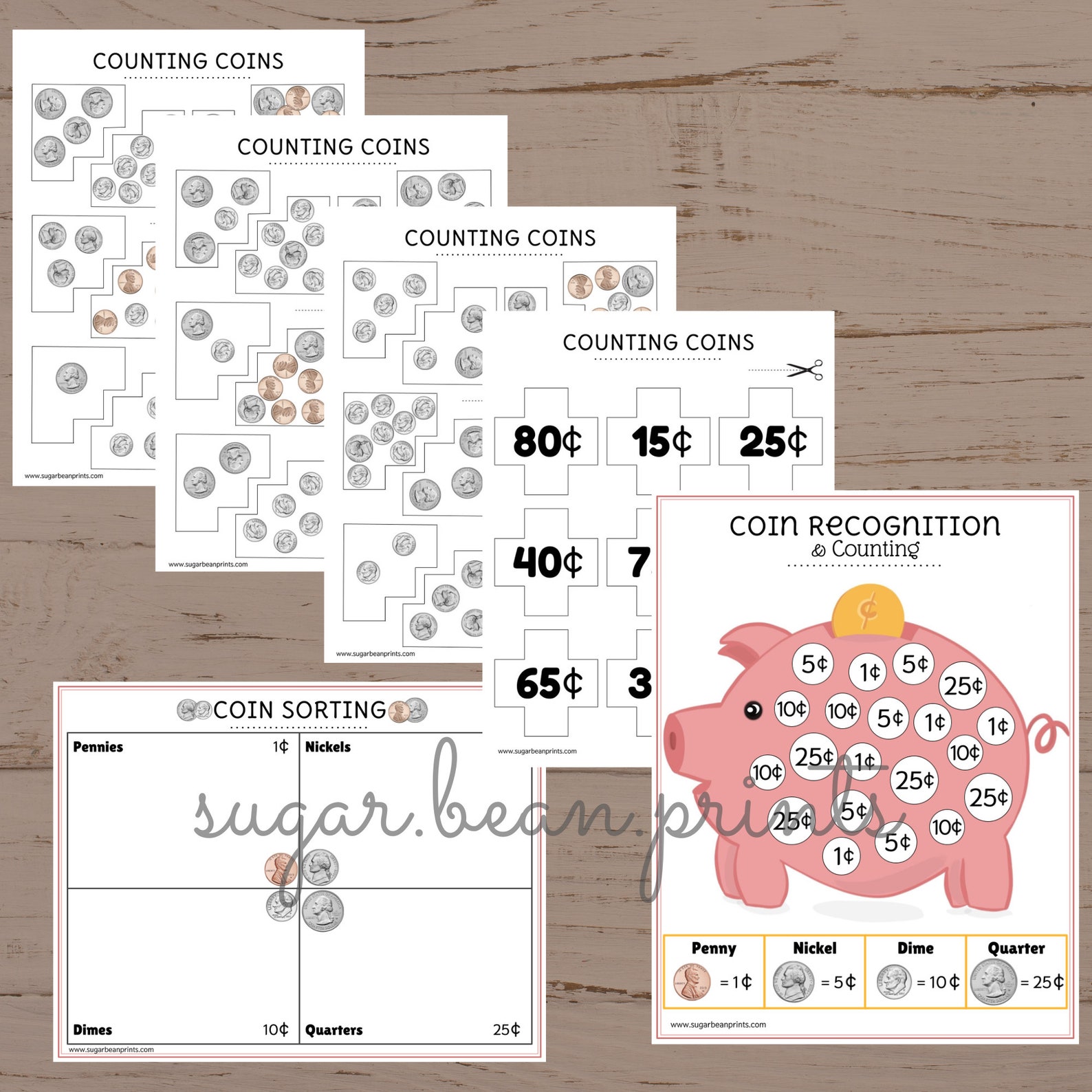 Coin Recognition & Counting | Coin Sorting | Kids Counting Money ...