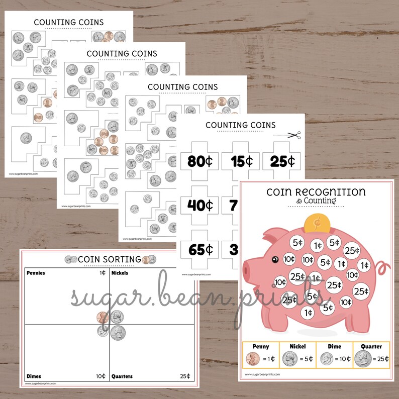 Coin Recognition & Counting | Coin Sorting | Kids Counting Money ...