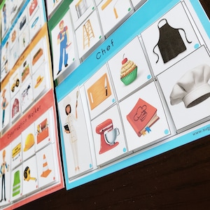 Occupations & Tools Matching Game | Job Career Match Practice | Kids ...