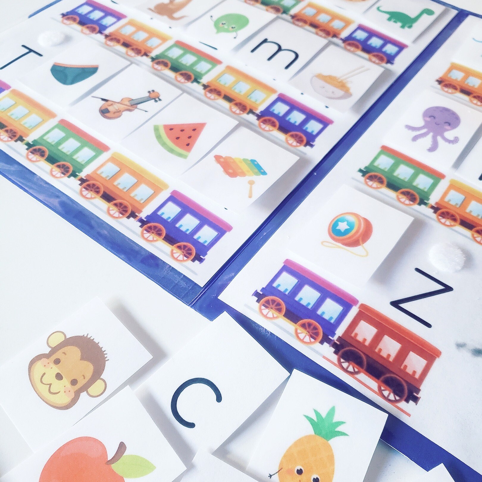 ABC Train Letter Game | Kids Alphabet Activity Print | Lowercase ...