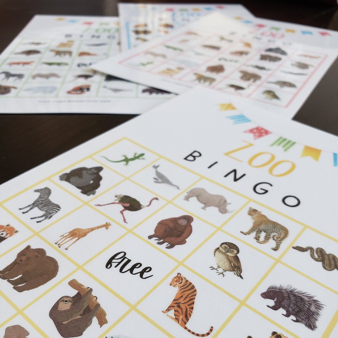 Zoo BINGO Cards | Zoo Day Game | Kids Animal Activity | Instant ...