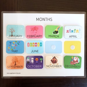 Kids "today Is" Calendar Printable | Kids Daily Calendar | Learning ...