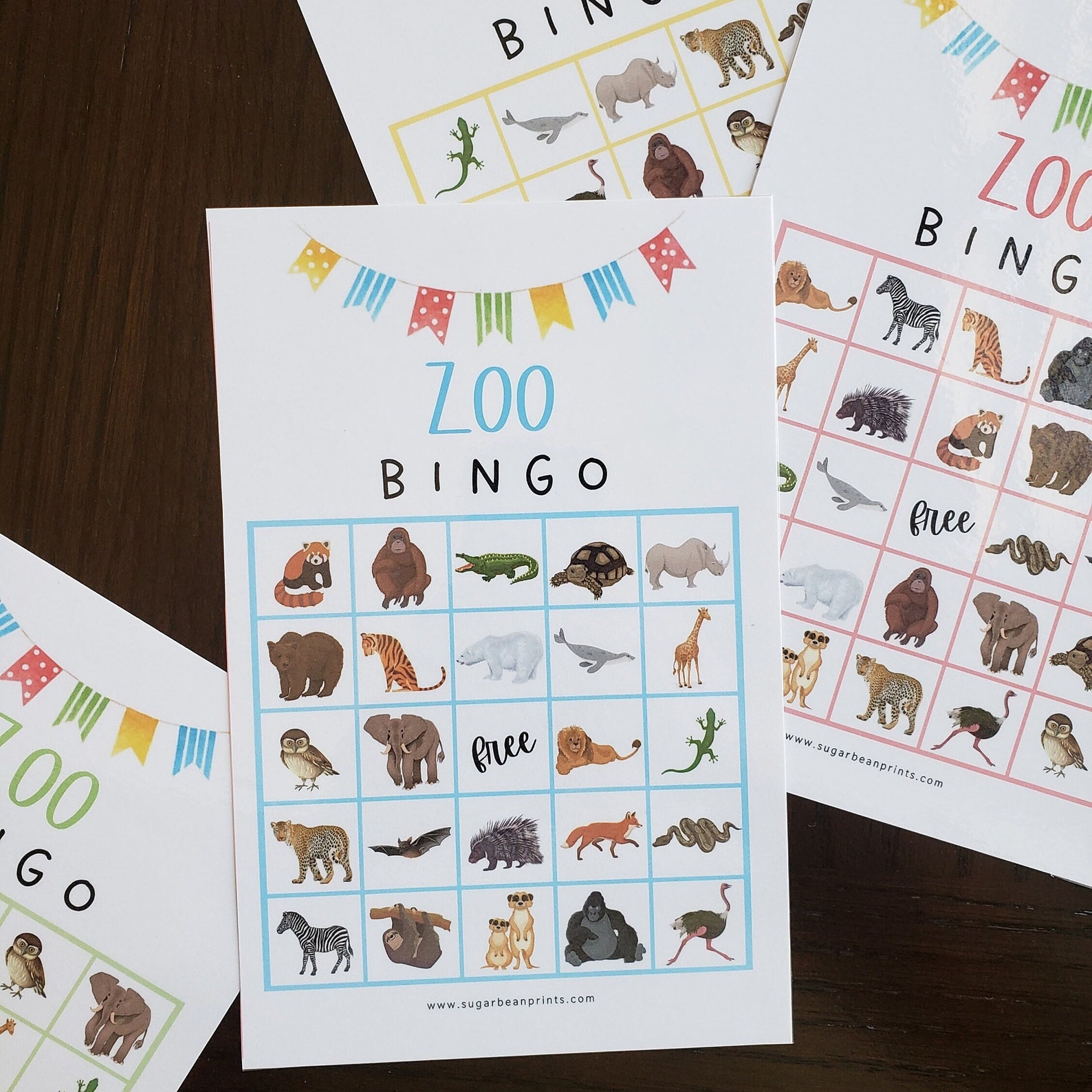 Zoo BINGO Cards | Zoo Day Game | Kids Animal Activity | Instant ...