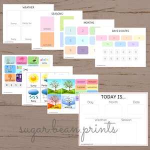Kids "today Is" Calendar Printable | Kids Daily Calendar | Learning ...