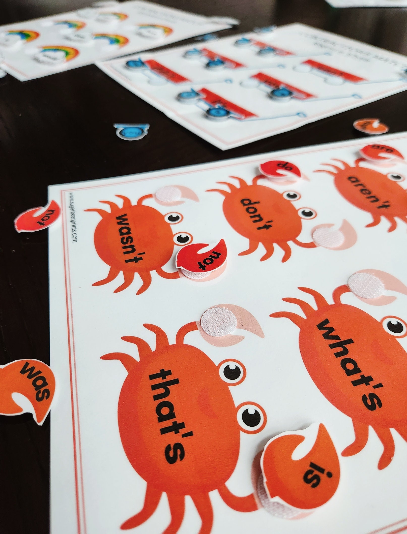 Contractions Match Practice Printable | Word Match Activity | Kids ...