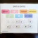 Kids "today Is" Calendar Printable | Kids Daily Calendar | Learning ...
