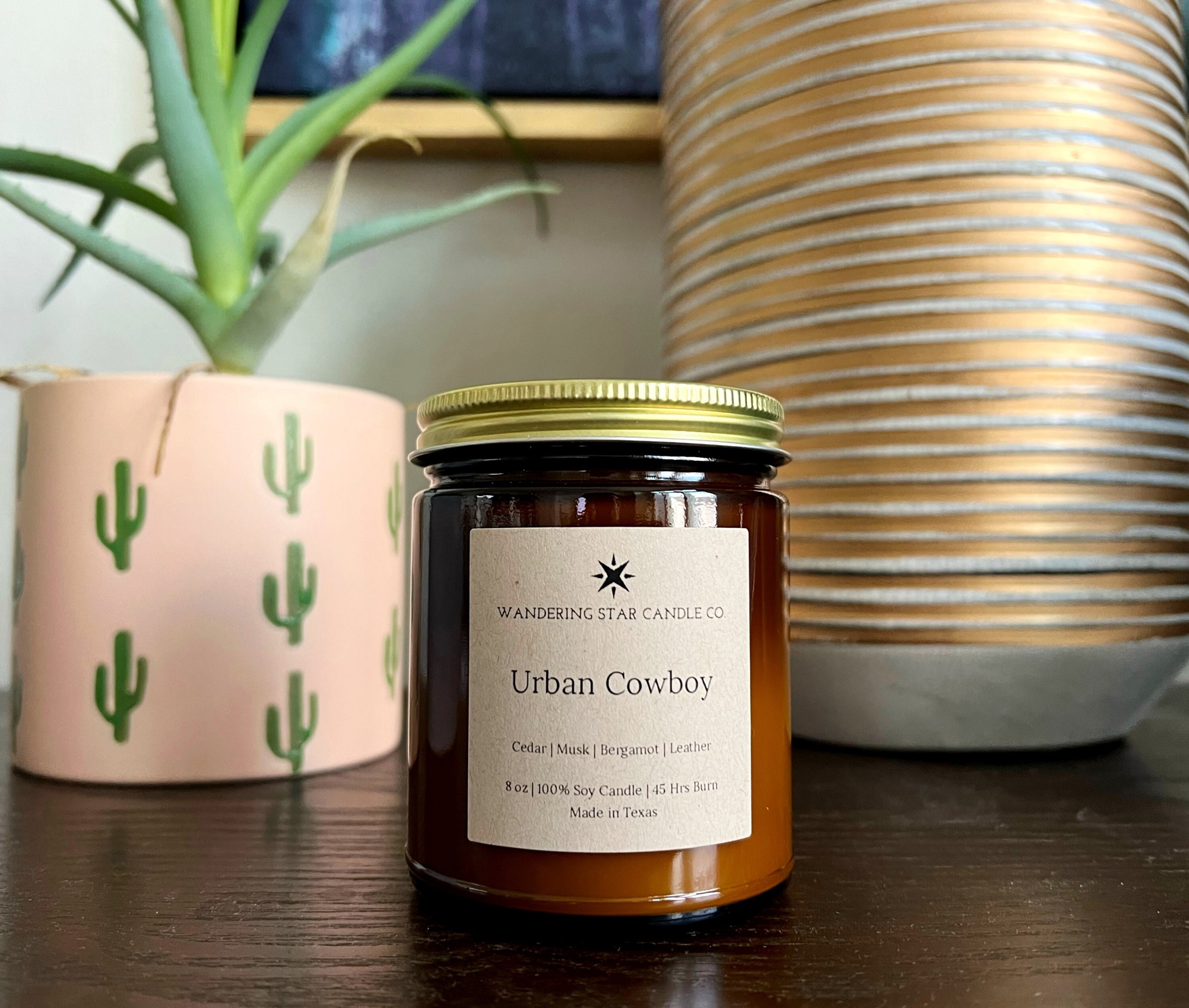 Urban Cowboy Candle Cedar Candle Bergamot Candle Leather Candle Musk ...